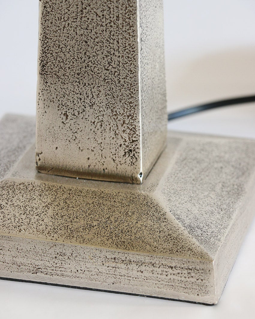 Soho Pyramid Pewter Finish Lamp Base - Product - CC Interiors