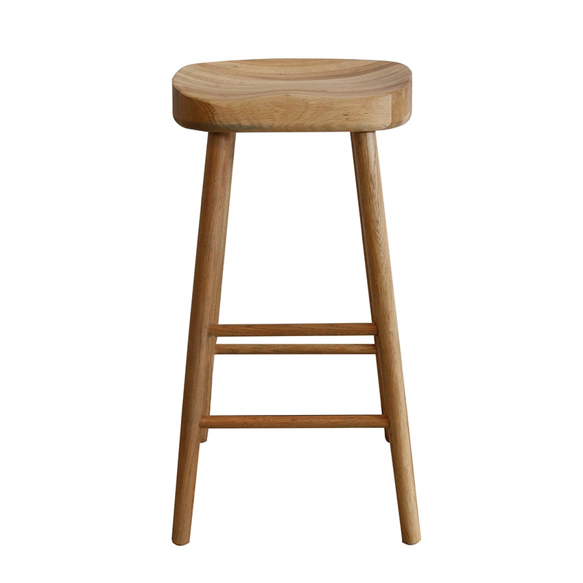 Odessa Oak Bar Stool Natural Oak - Product - CC Interiors