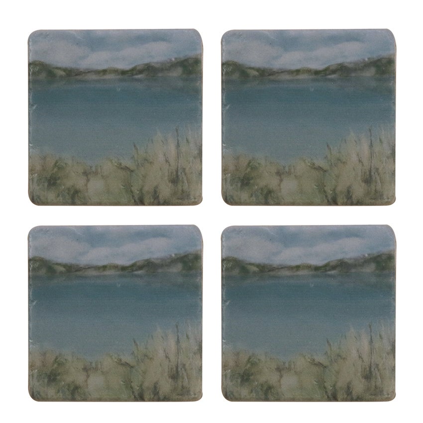 ISLAND SUMMER COASTER SETS (2 SETS OF 4 PIECES) - Product - CC Interiors